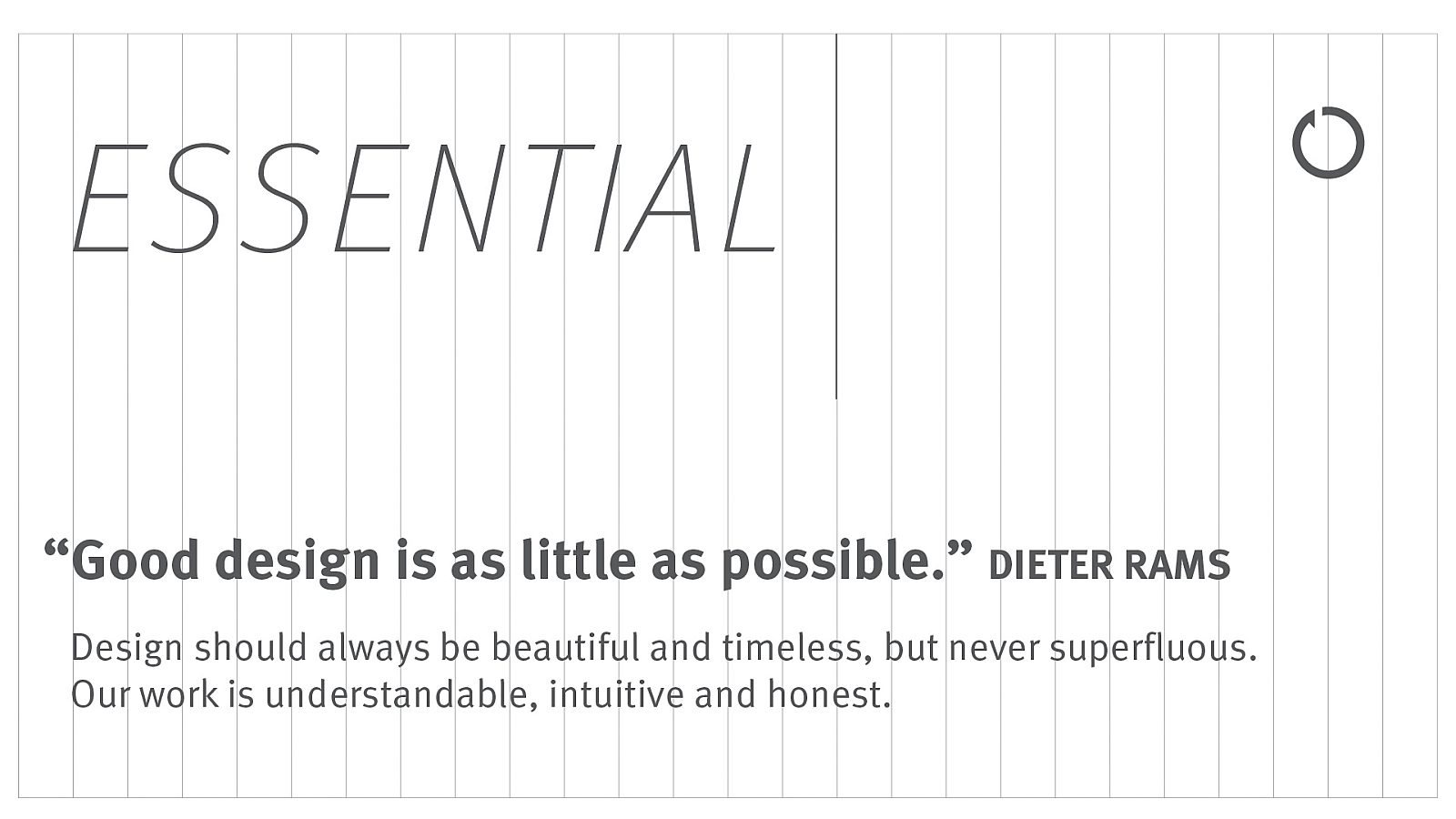 Our Design Tenets